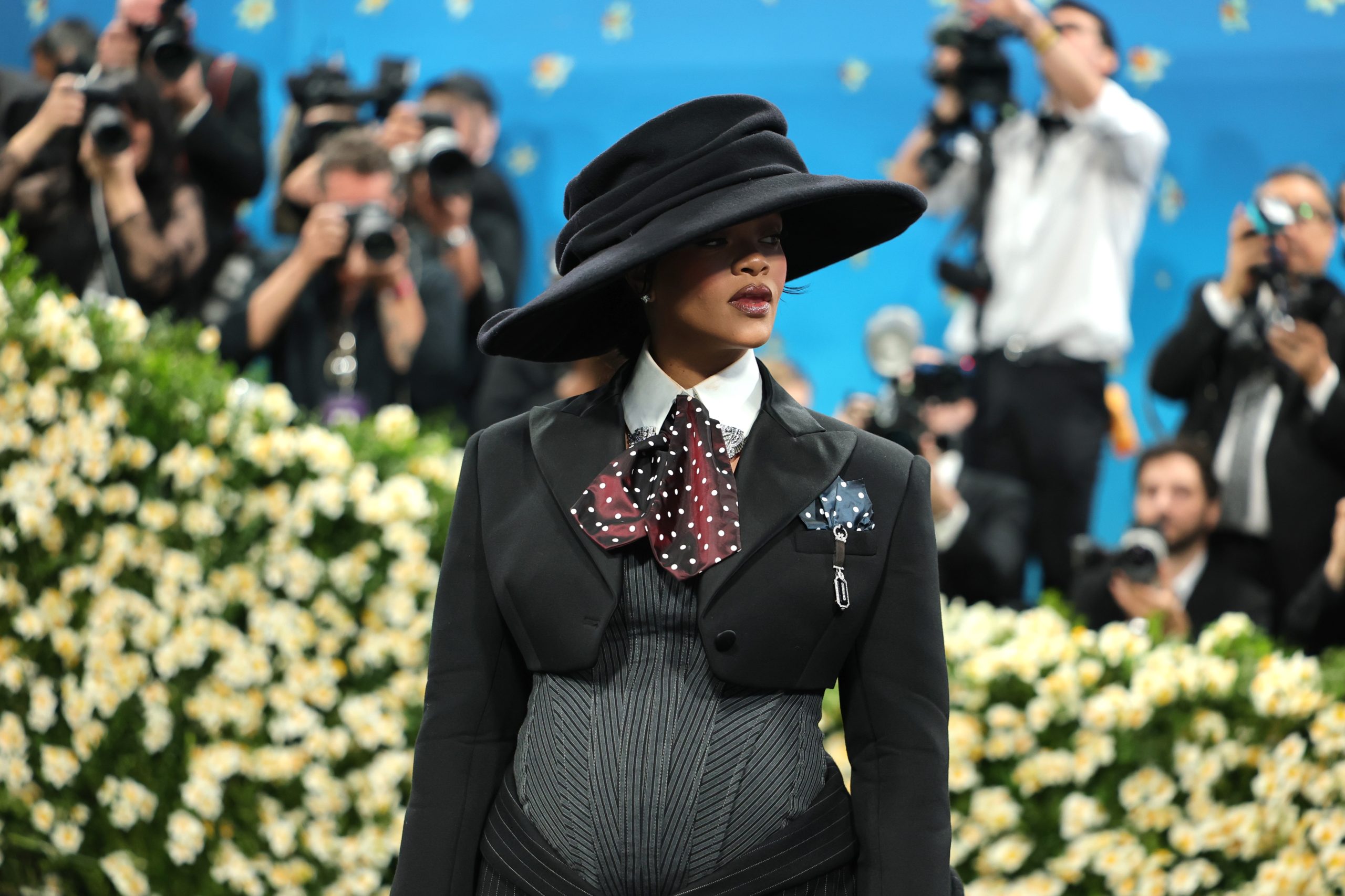 Rihanna unviels third pregnancy with ASAP Rocky at the 2025 Met Gala